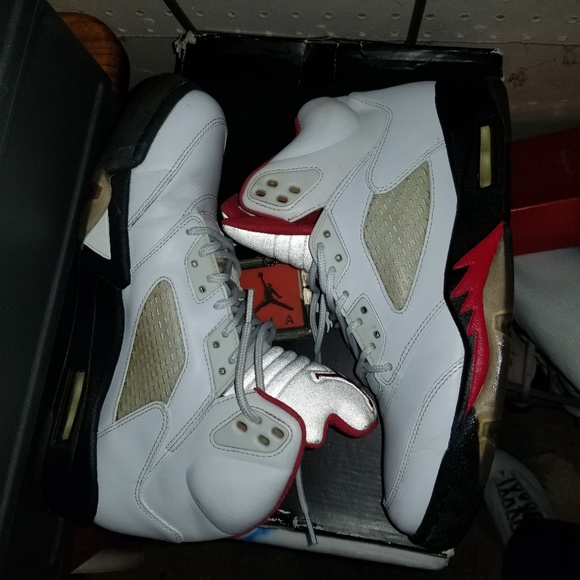 Jordan | Shoes | Jordan 5s Retro Fire Red Nike | Poshmark